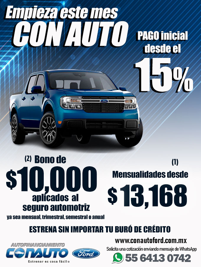 Promociones | Distribuidor Autorizado, Autofinanciamiento Conauto Ford