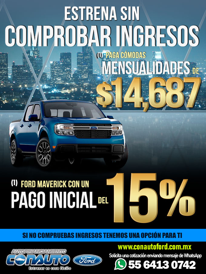 Promociones | Distribuidor Autorizado, Autofinanciamiento Conauto Ford