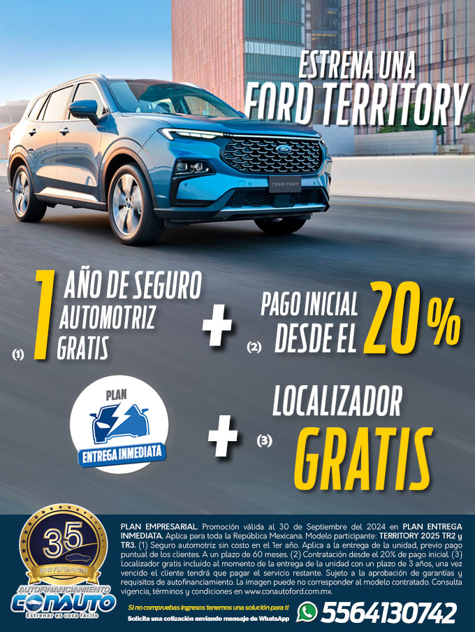 Promociones | Distribuidor Autorizado, Autofinanciamiento Conauto Ford