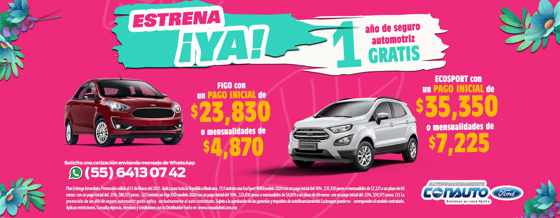 Con nuestros planes de Autofinanciamiento estrena un Ford nuevo con ...